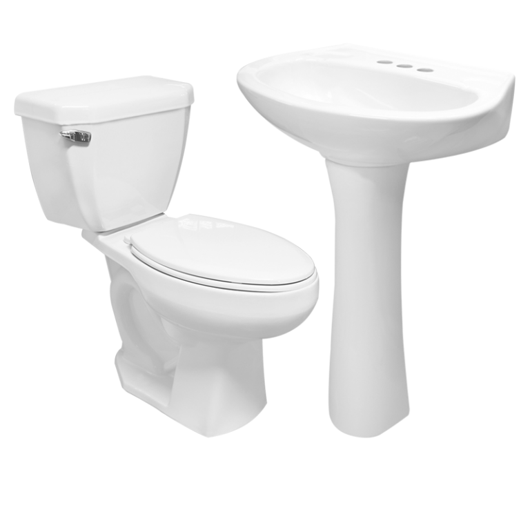 Sanitarios, Lavabo y Pedestal – CATO